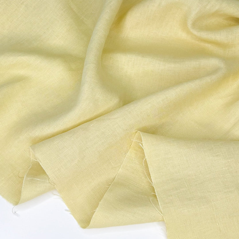 Midweight Linen with Aero Finish - Limoncello (per 1/2M) – The Sewing Club